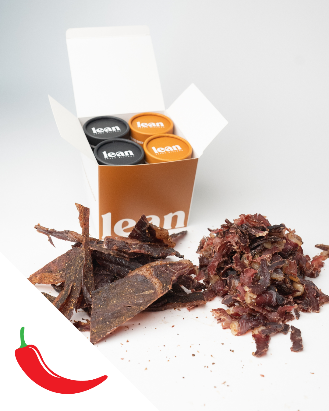 Chilli Biltong/Chips Combo Box 400g – Lean