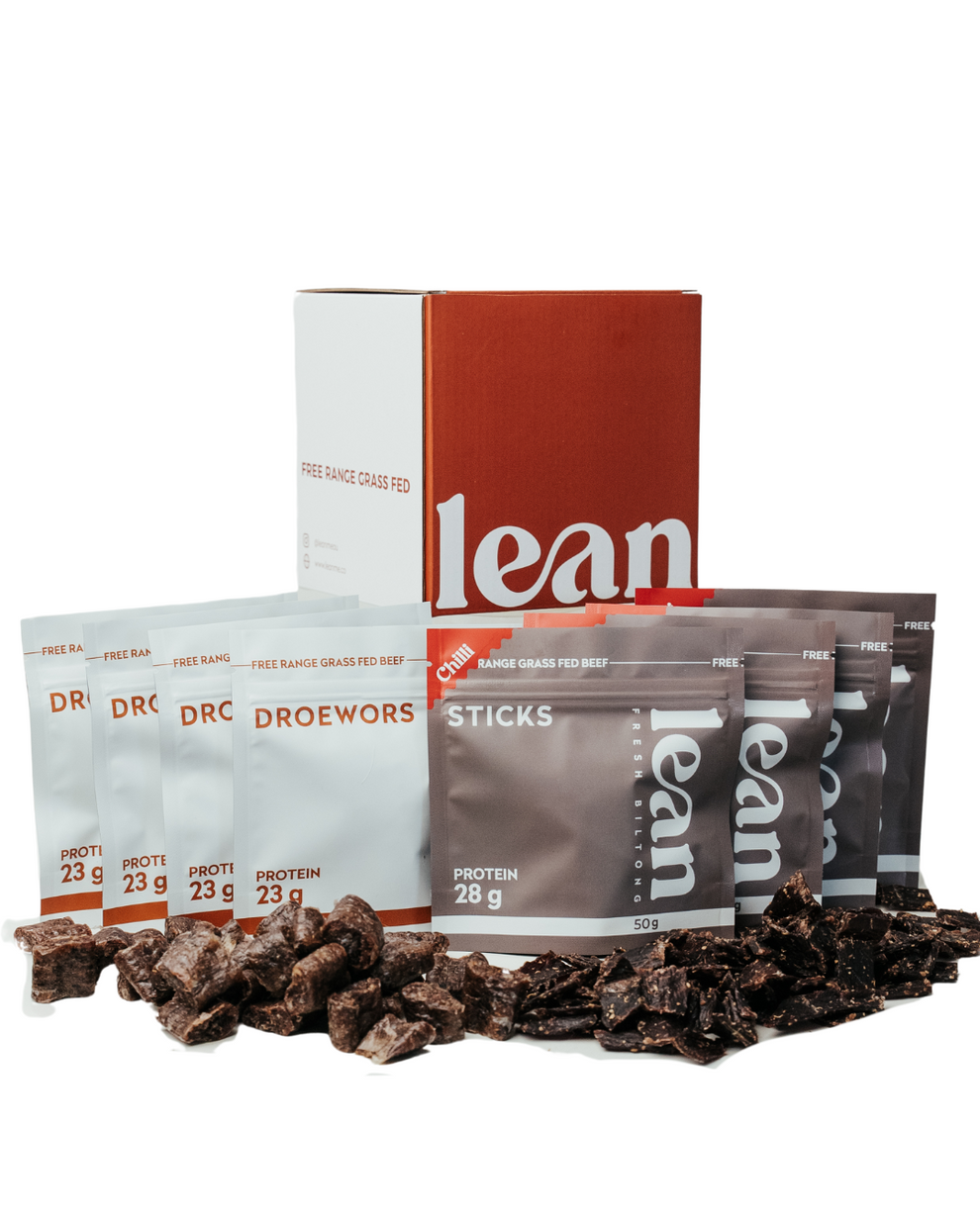 Chilli Sticks/Droewors Combo Box 400g – Lean